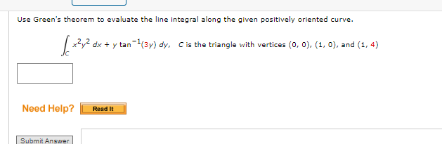 Solved Use Green's theorem to evaluate the line integral | Chegg.com