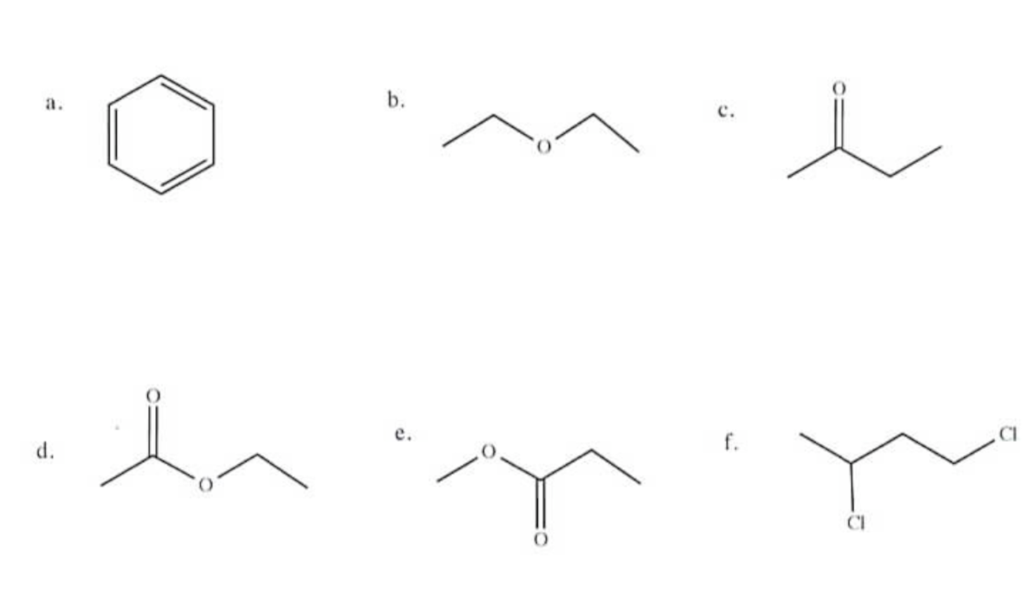 Solved For each of the following structures, i, determine | Chegg.com