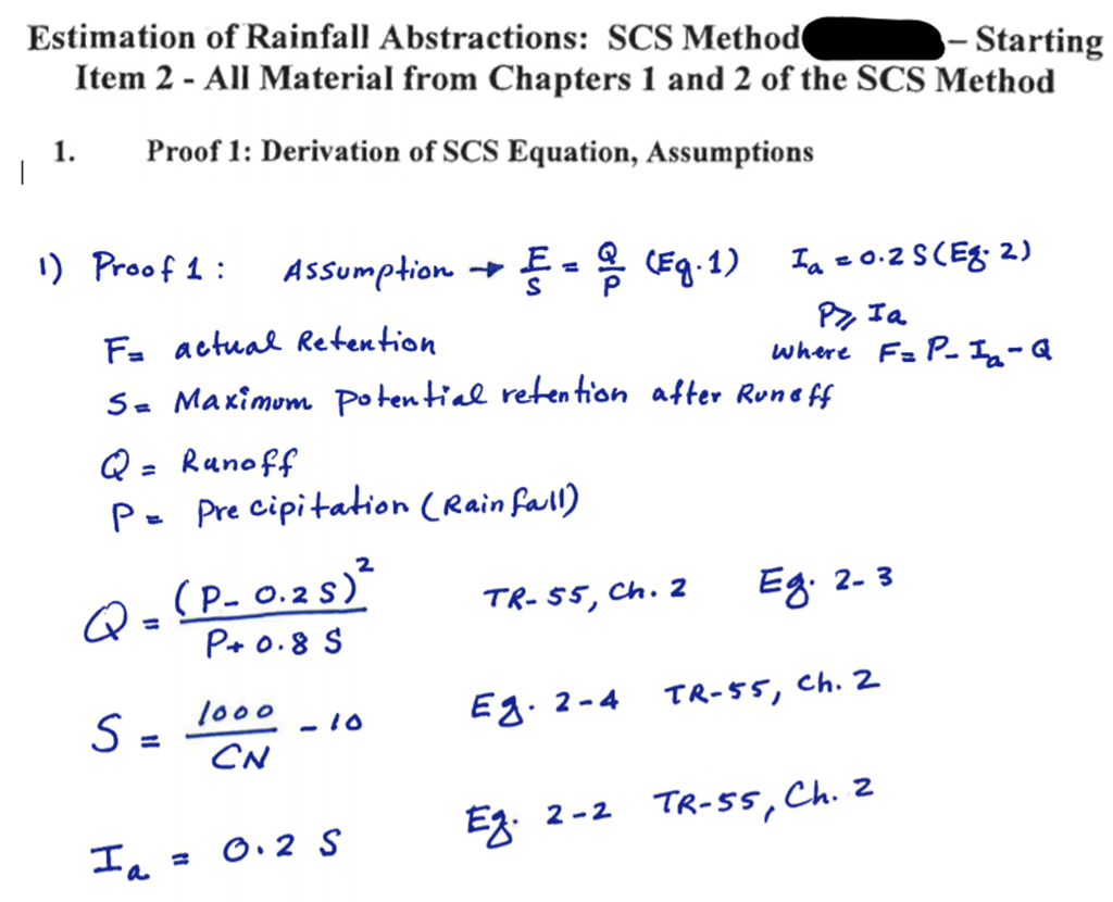 Solved For this Proof, please derive the SCS equation. I | Chegg.com