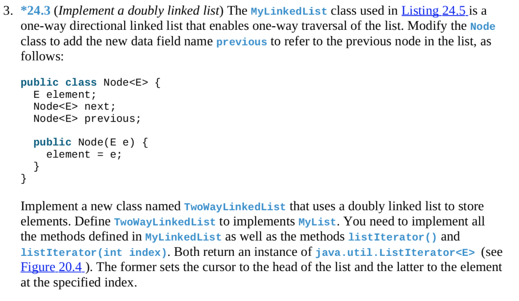 Solved Please help me with this, thank you! Listing 24.5 | Chegg.com