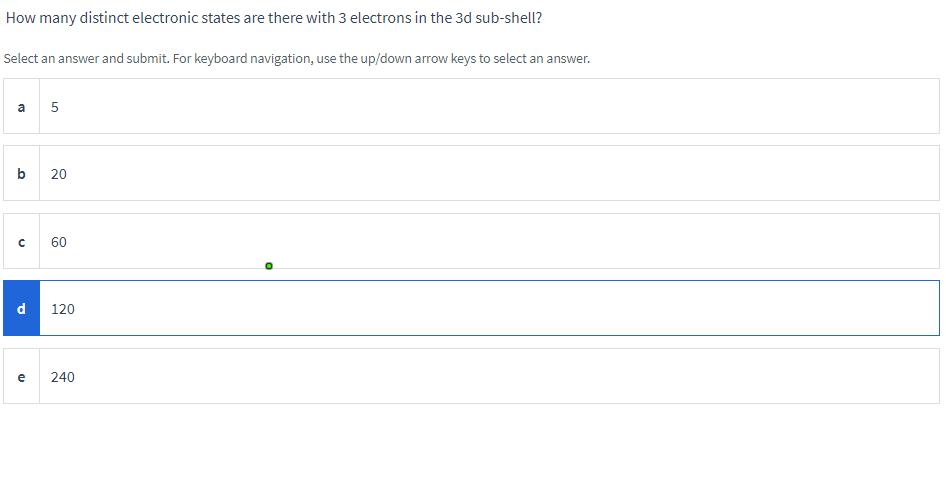Solved How many distinct electronic states are there with 3 | Chegg.com