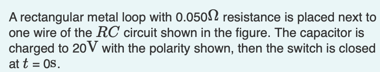 Solved A rectangular metal loop with 0.0502 resistance is | Chegg.com