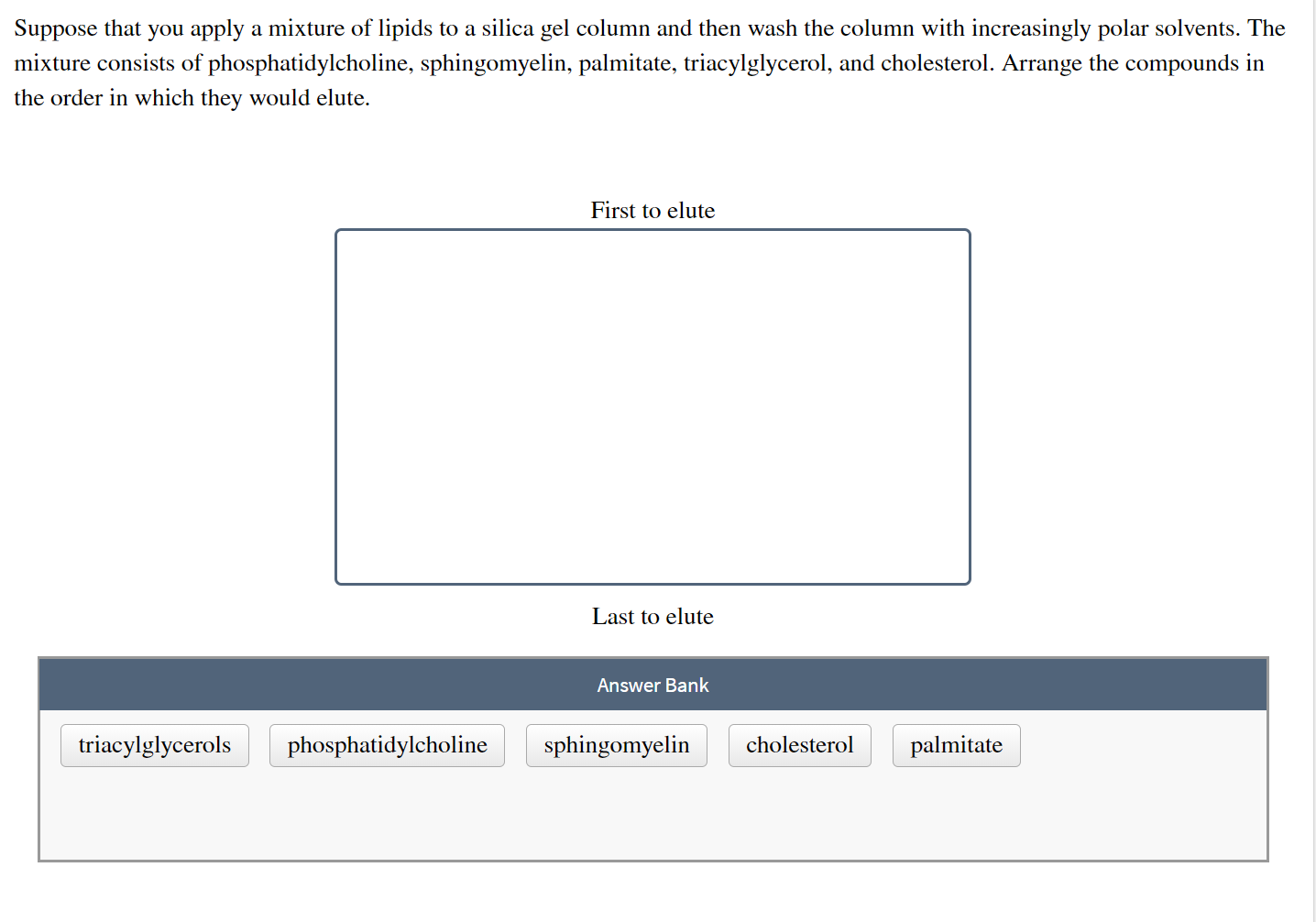 Solved Suppose that you apply a mixture of lipids to a | Chegg.com