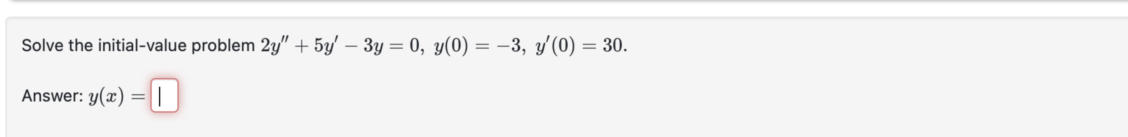Solved Solve the initial-value problem | Chegg.com