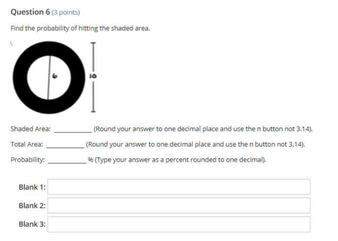 Solved Question 6 (3 points) Find the probability of hitting | Chegg.com