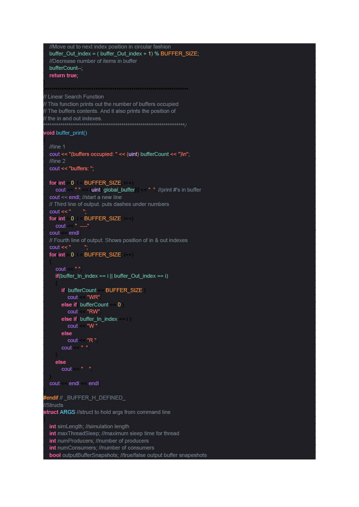 Solved VGlobal args ARGS global_args; //create an instance | Chegg.com