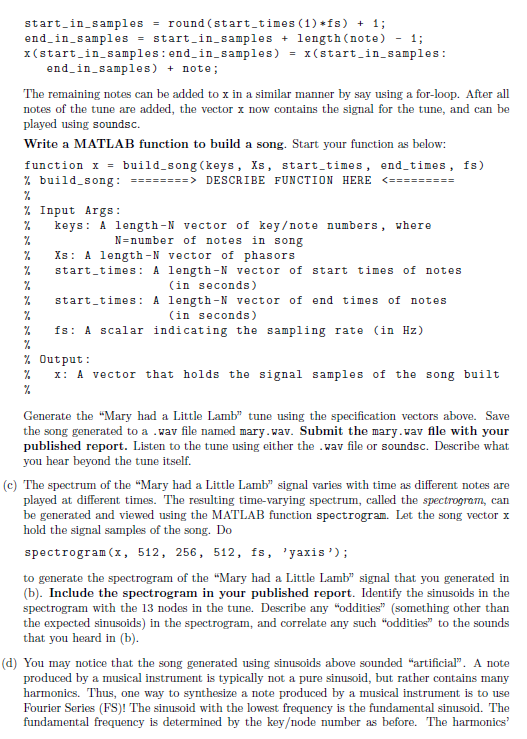 Solved MATLAB question: I did all of the parts partially but | Chegg.com