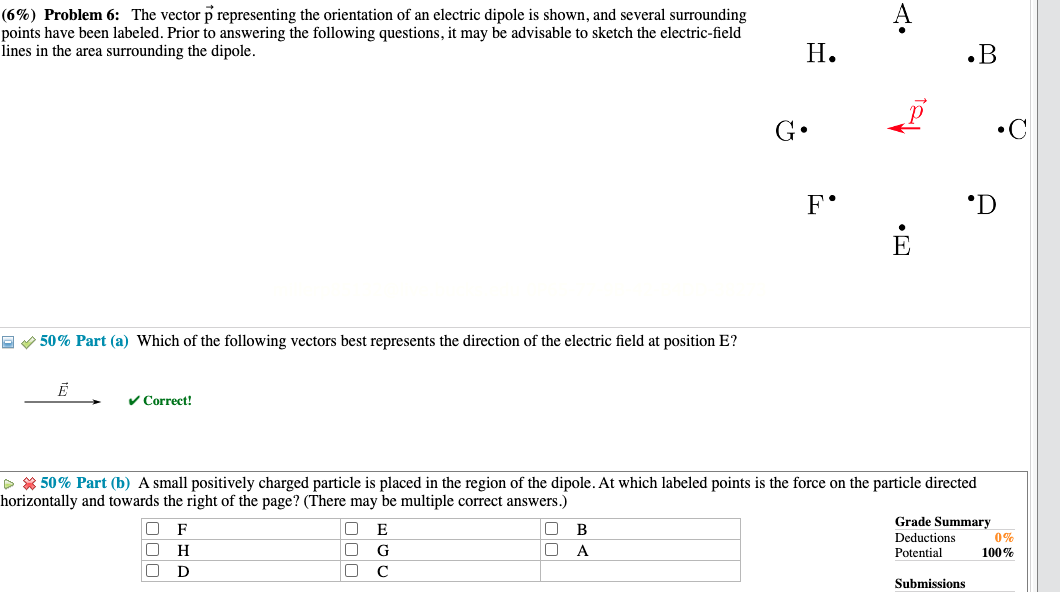 Solved (6\%) Problem 6: The vector p representing the | Chegg.com