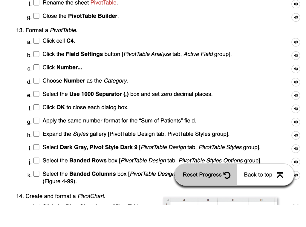 Solved I need help with this excel assignment Excel 2019 In | Chegg.com