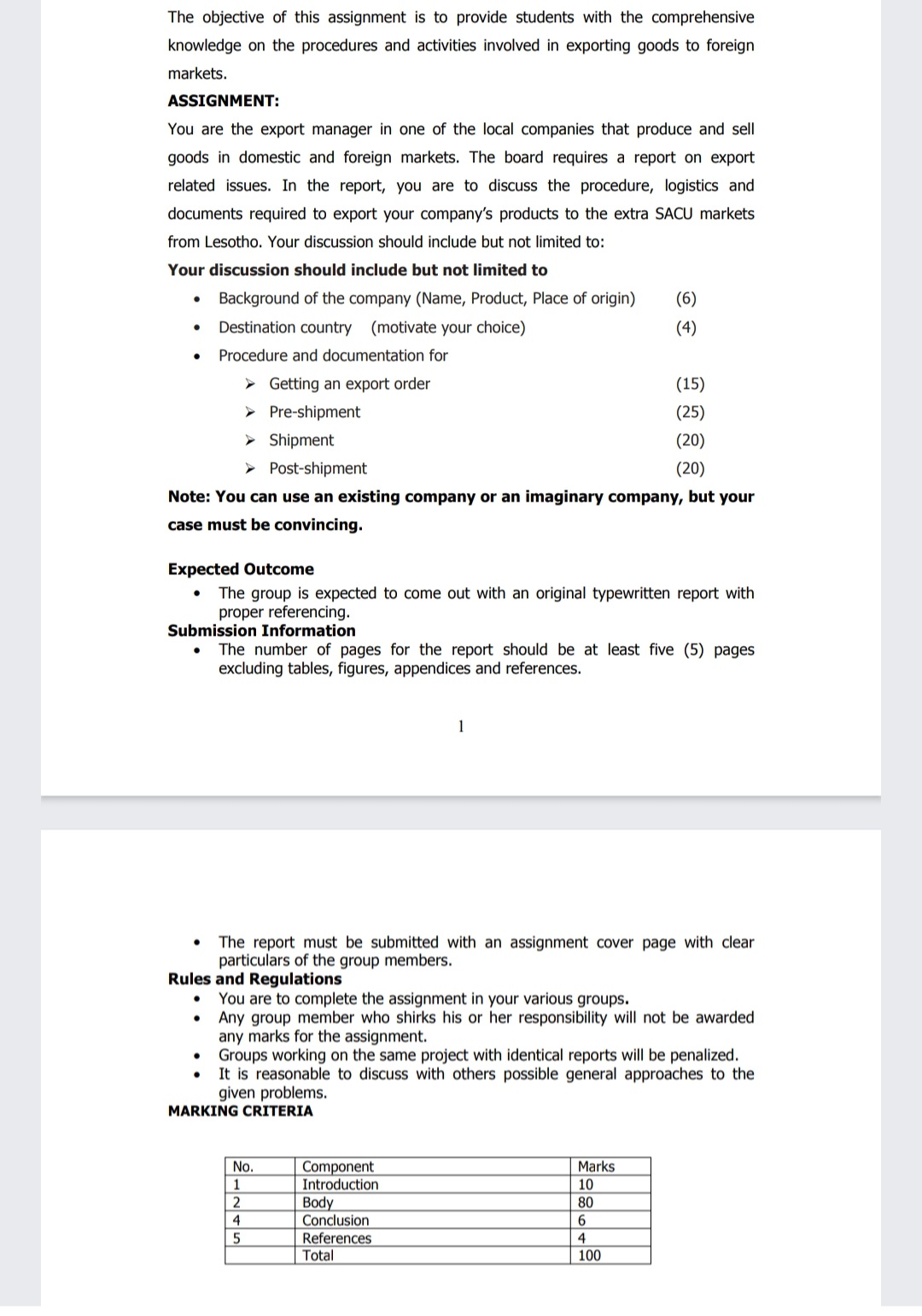 Solved The objective of this assignment is to provide | Chegg.com
