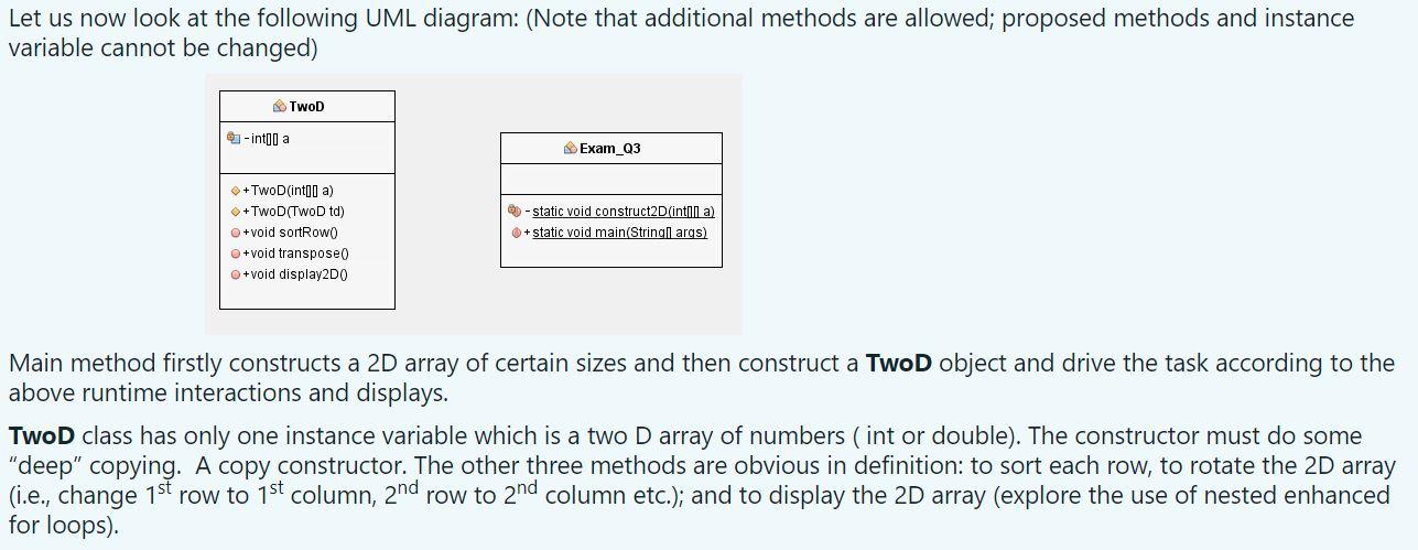 Solved After "sorting" a 2D array, we can easily obtain the | Chegg.com