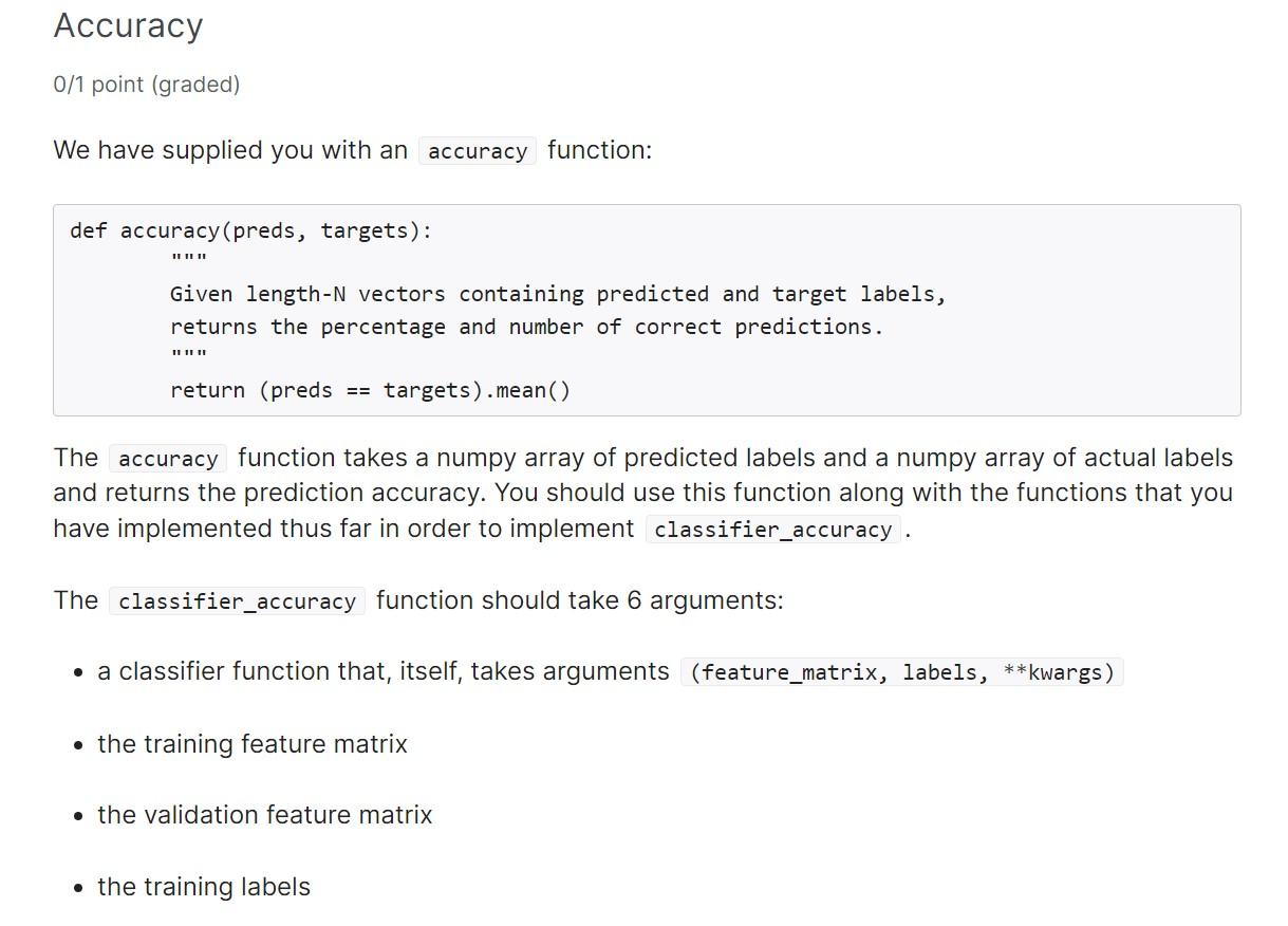 Solved Accuracy 0/1 point (graded) We have supplied you with | Chegg.com