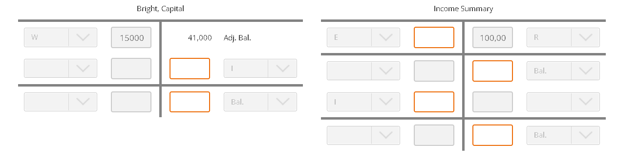 Solved Activity 3.c - Post to the ledger. T-accounts have | Chegg.com