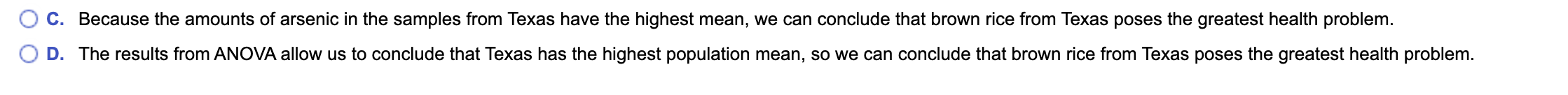 Solved The accompanying table gives amounts of arsenic in | Chegg.com