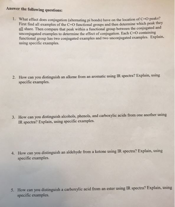 Solved: What Effect Does Conjugation (alternating Pi Bonds... | Chegg.com