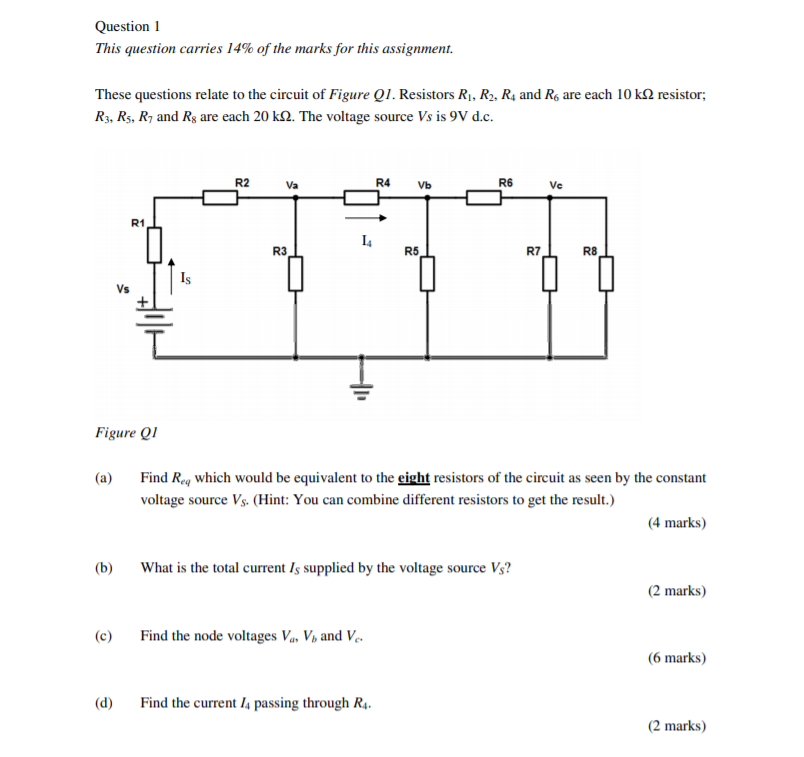 Solved Question 1 This question carries 14% of the marks for | Chegg.com