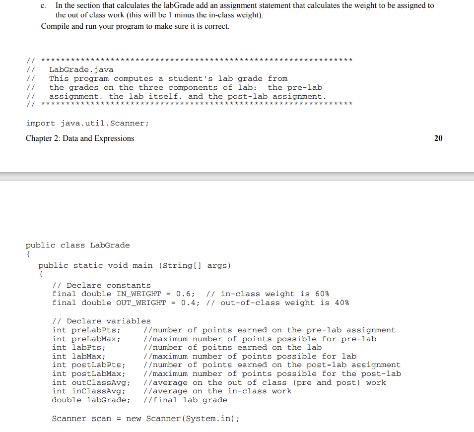 Solved Lab Grades Suppose your lab instructor has a somewhat | Chegg.com