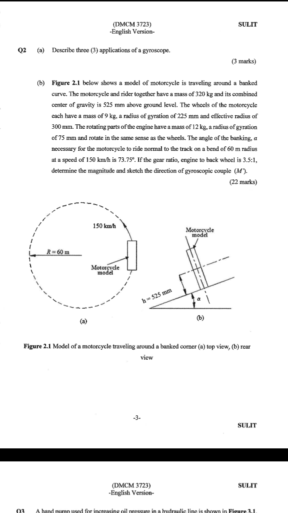 Solved (DMCM 3723) -English Version- SULIT Q2 (a) Describe | Chegg.com