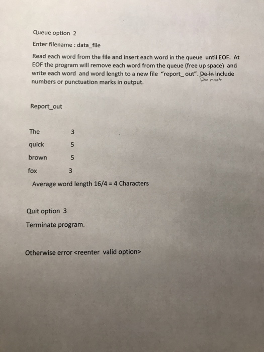 Solved Write a C program to implement a Stack and a Queue. | Chegg.com