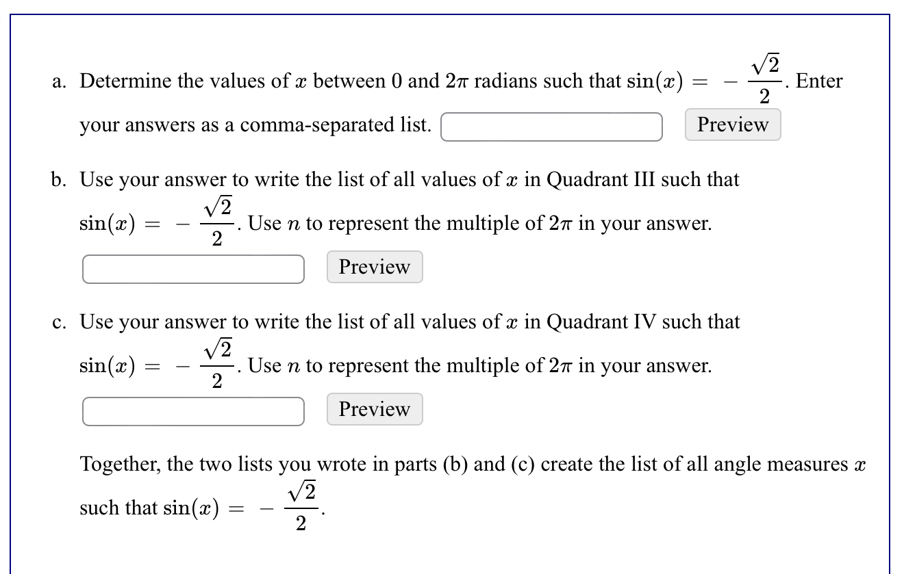 Solved a. ﻿Determine the values of x ﻿between 0 ﻿and | Chegg.com