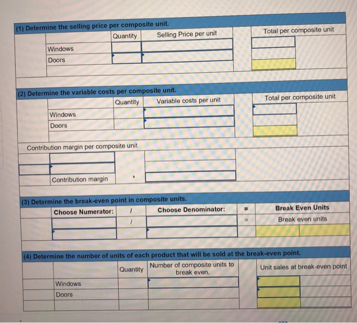 Solved Exercise 5-22 CVP analysis using composite units LO | Chegg.com