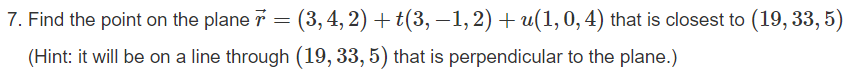 Solved solve using cross product , then equating parametric | Chegg.com