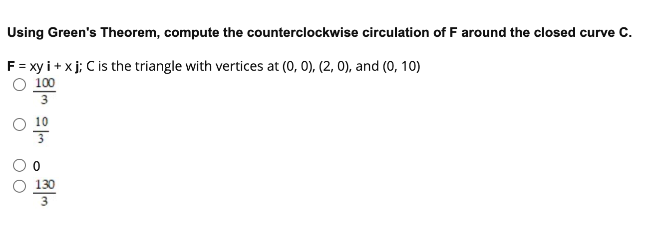Solved Using Green's Theorem, compute the counterclockwise | Chegg.com