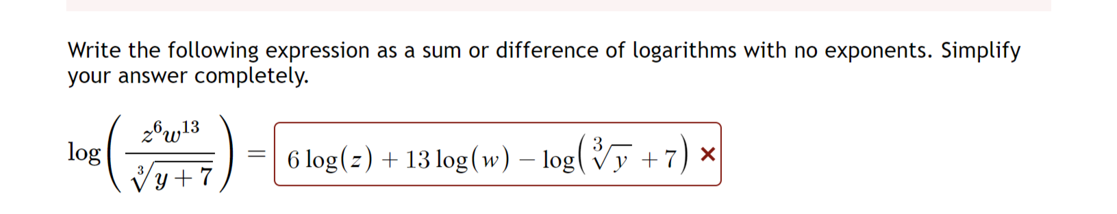 Solved Write the following expression as a sum or difference | Chegg.com
