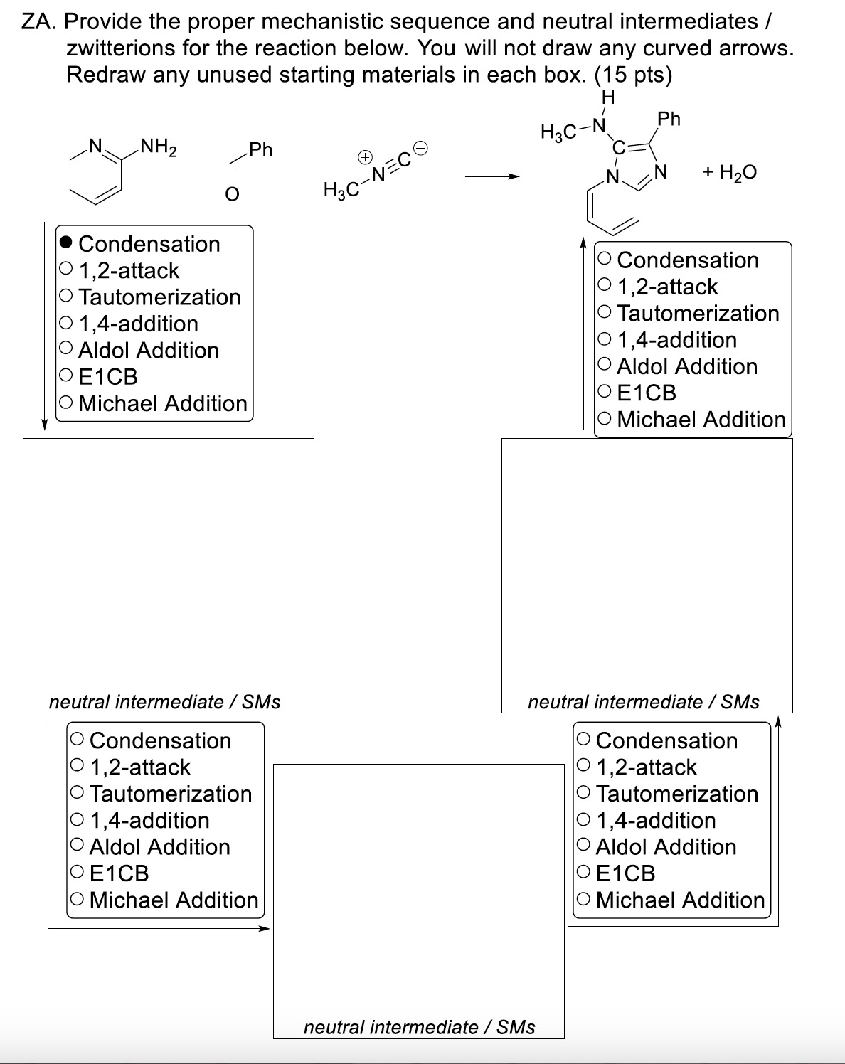 Solved A. Provide the proper mechanistic sequence and | Chegg.com
