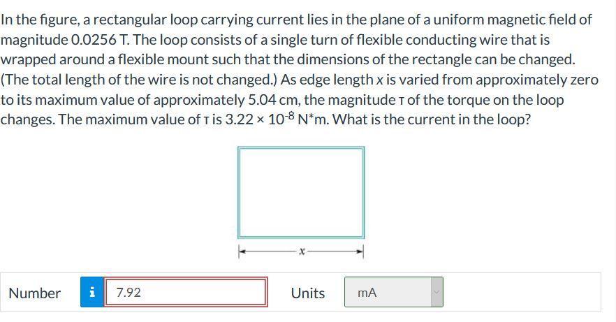 Solved In the figure, a rectangular loop carrying current | Chegg.com
