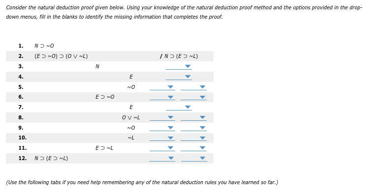 Consider the natural deduction proof given below. | Chegg.com