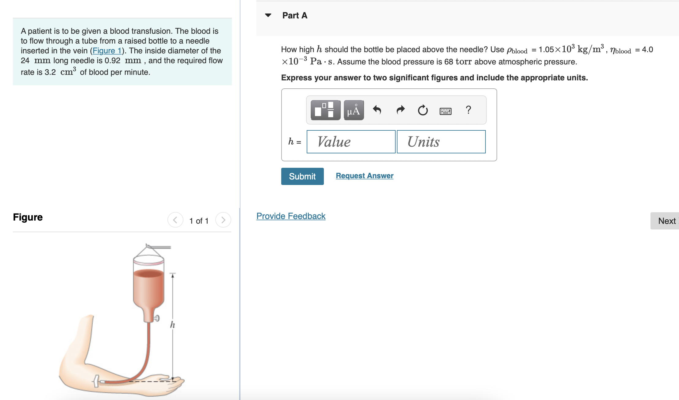 Solved A patient is to be given a blood transfusion. The | Chegg.com