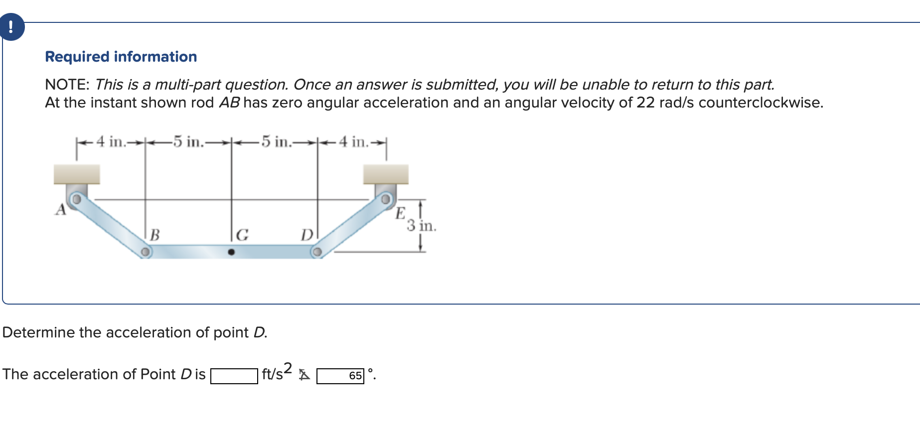 Solved Required informationNOTE: This is a multi-part | Chegg.com