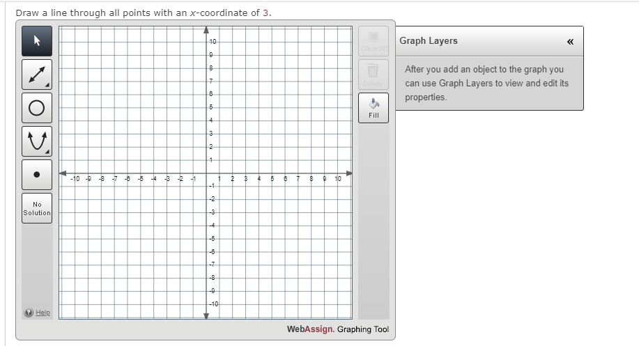Solved Draw a line through all points with an x-coordinate | Chegg.com