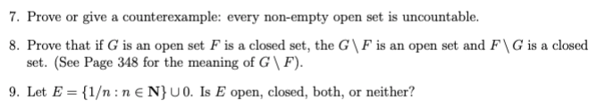 Solved 7. Prove or give a counterexample: every non-empty | Chegg.com