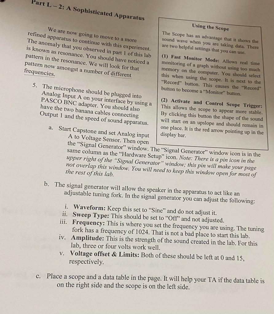 1. In part two of this lab, you will be attempting to | Chegg.com