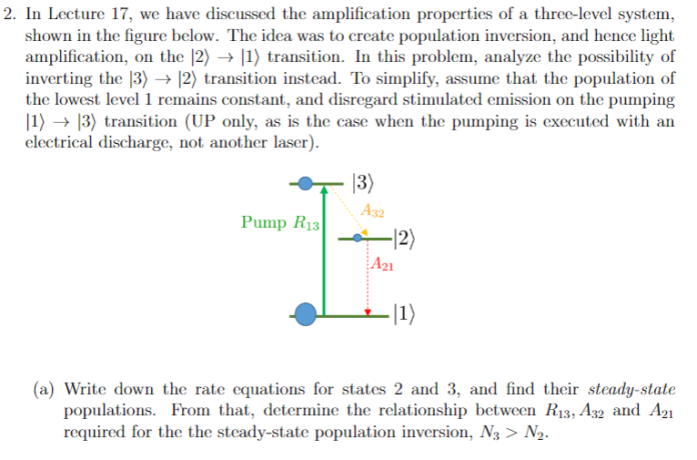 Solved 2. In Lecture 17, we have discussed the amplification | Chegg.com