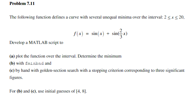 Solved The following function defines a curve with several | Chegg.com