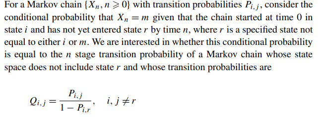 Solved For a Markov chain {Xn, n >0} with transition | Chegg.com