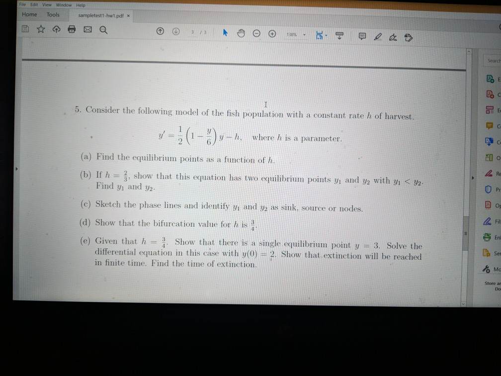 Solved File Edit Home View Window Tools Help | Chegg.com
