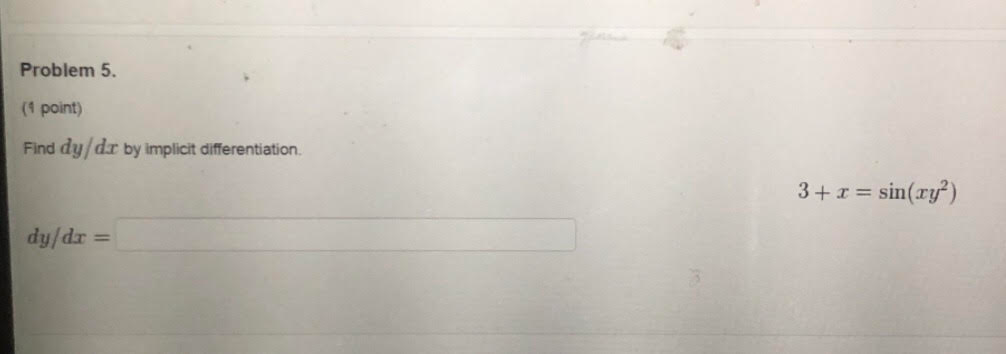 Solved Problem 1. (1 point) Differentiate F(x) = 7+ 2x + r. | Chegg.com