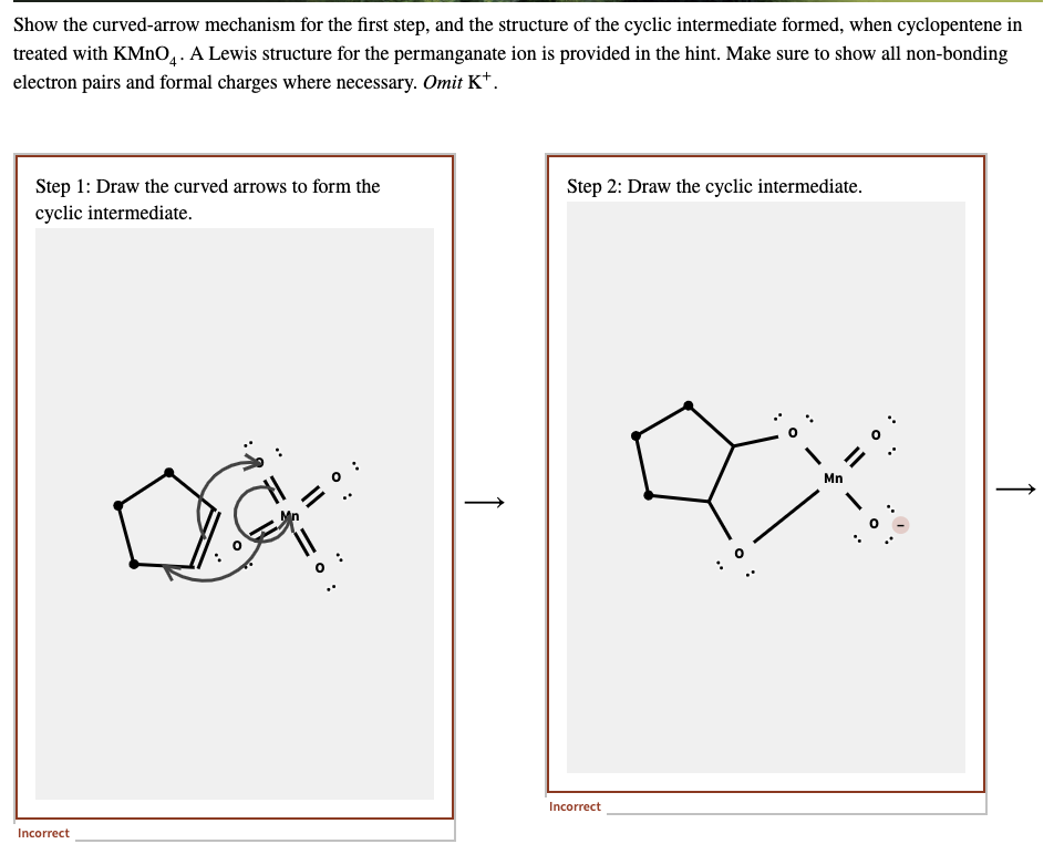 Solved Show the curved-arrow mechanism for the first step, | Chegg.com