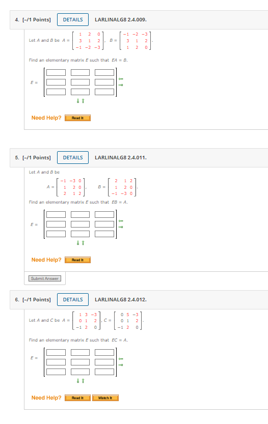 Solved Let A and B be A=⎣⎡13−121−202−3⎦⎤,B=⎣⎡−131−212−320⎦⎤. | Chegg.com
