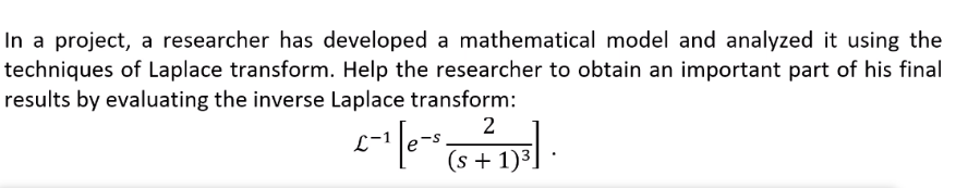Solved In a project, a researcher has developed a | Chegg.com