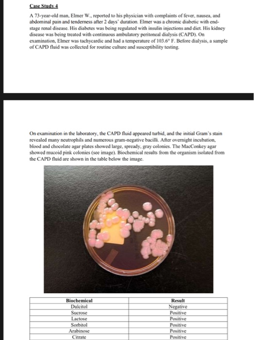 Solved A 73-year-old man, Elmer W.. reported to his | Chegg.com