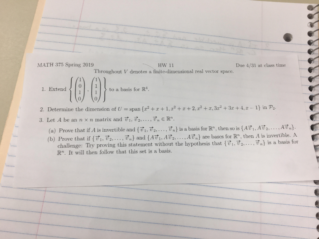 Solved MATH 375 Spring 2019 HW 11 Due 4/31 at class time | Chegg.com