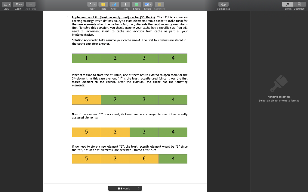 Solved 126% + Zoom Add Page E Format Document View Insert | Chegg.com