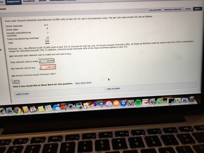 Solved ice ment CALCULAToR PRINTER VERSION BACK Every year | Chegg.com