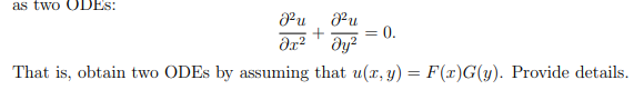 Solved We used the method of separating variables to turn | Chegg.com