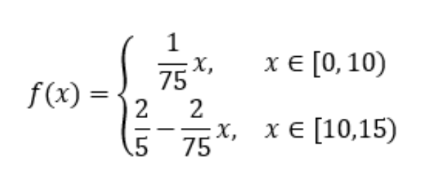 Solved Given the following probability distribution function | Chegg.com